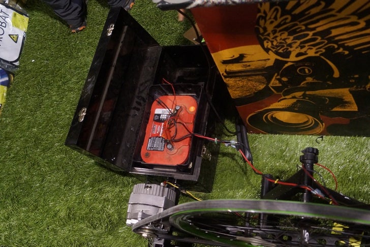 Green Guru builds Interbike wallets with pedal-powered sewing machine ...