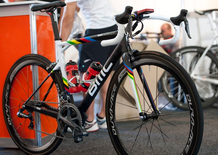 World champion Philippe Gilbert's BMC Teammachine SLR01 - Velo
