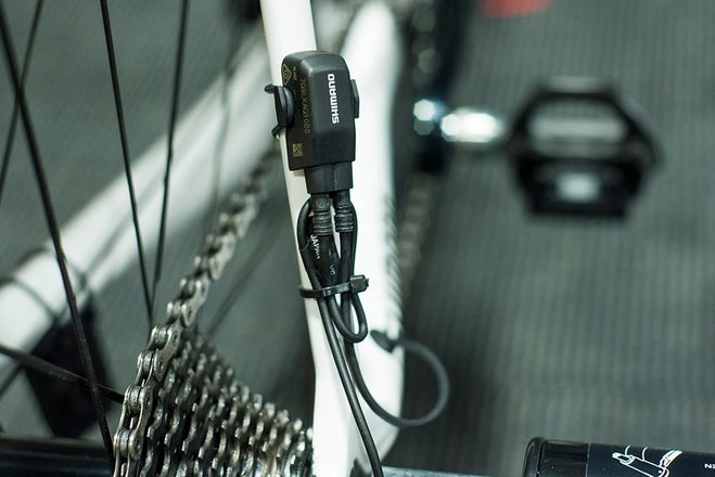 Spotted: Shimano Di2 wireless transmitter - Velo
