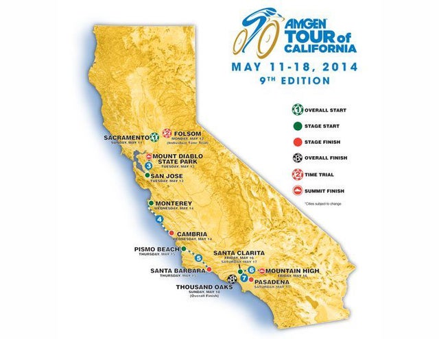 Route Preview: 2014 Amgen Tour of California - Velo