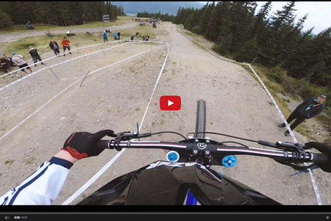 POV footage of Manon Carpenter's worlds-winning DH run - Velo