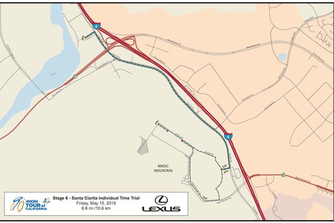 Short, 6.6-mile time trial set for Amgen Tour at Six Flags - Velo