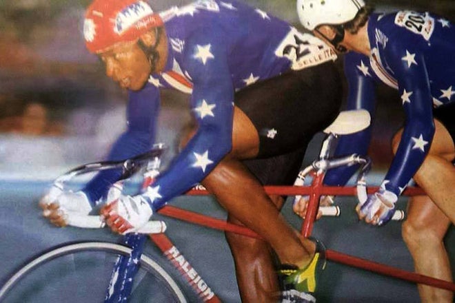 Nelson Vails screening his documentary at NAHBS - Velo