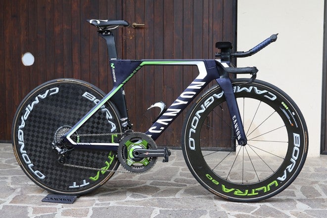 Spotted: New Canyon TT bike at the Giro - Velo