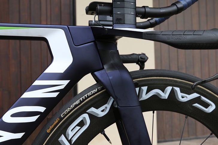 Spotted: New Canyon TT bike at the Giro - Velo