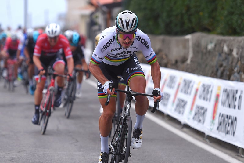 Mayhem outside of Frank Schleck's / RNT hotel #tdf (Instagram) - Velo
