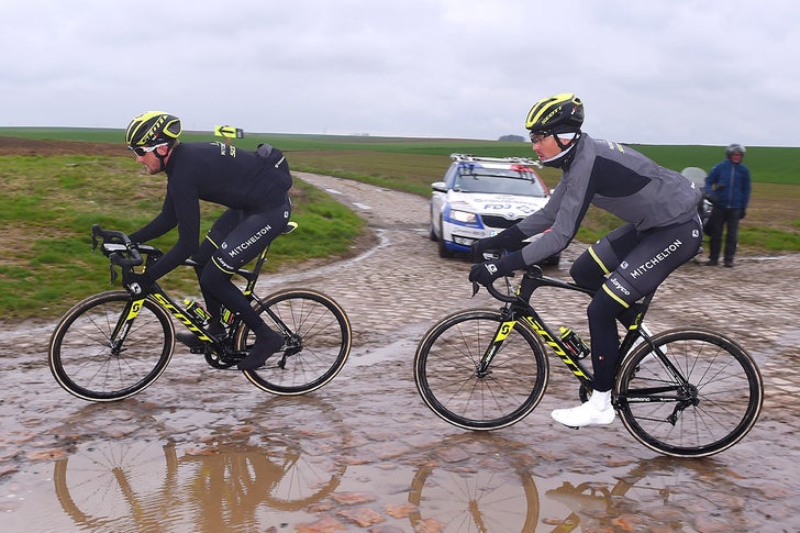 Gallery: Peloton previews muddy Paris-Roubaix pavé - Velo