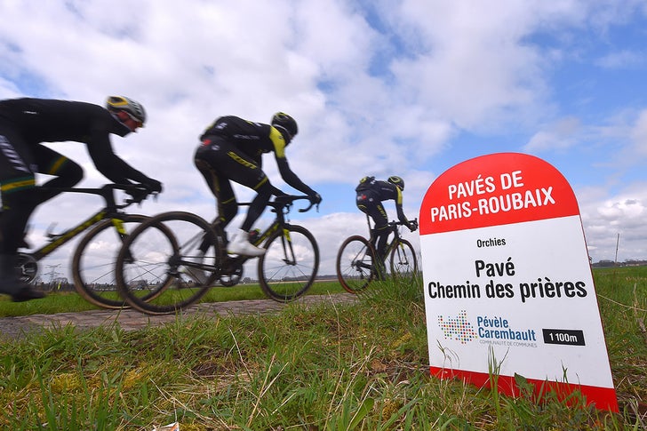 Gallery: Peloton previews muddy Paris-Roubaix pavé - Velo