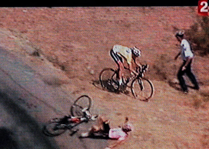 Race forensics at the scene of Beloki’s crash in 2003 Tour de France - Velo