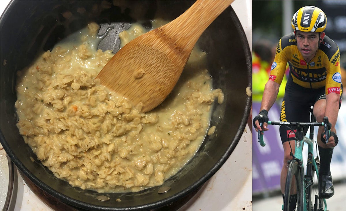 I cooked and ate Wout van Aert's gross oatmeal - Velo