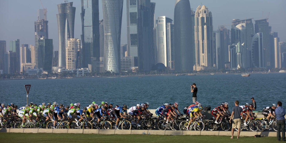 #PelotonShorts: Doha's Pearl Island - Velo
