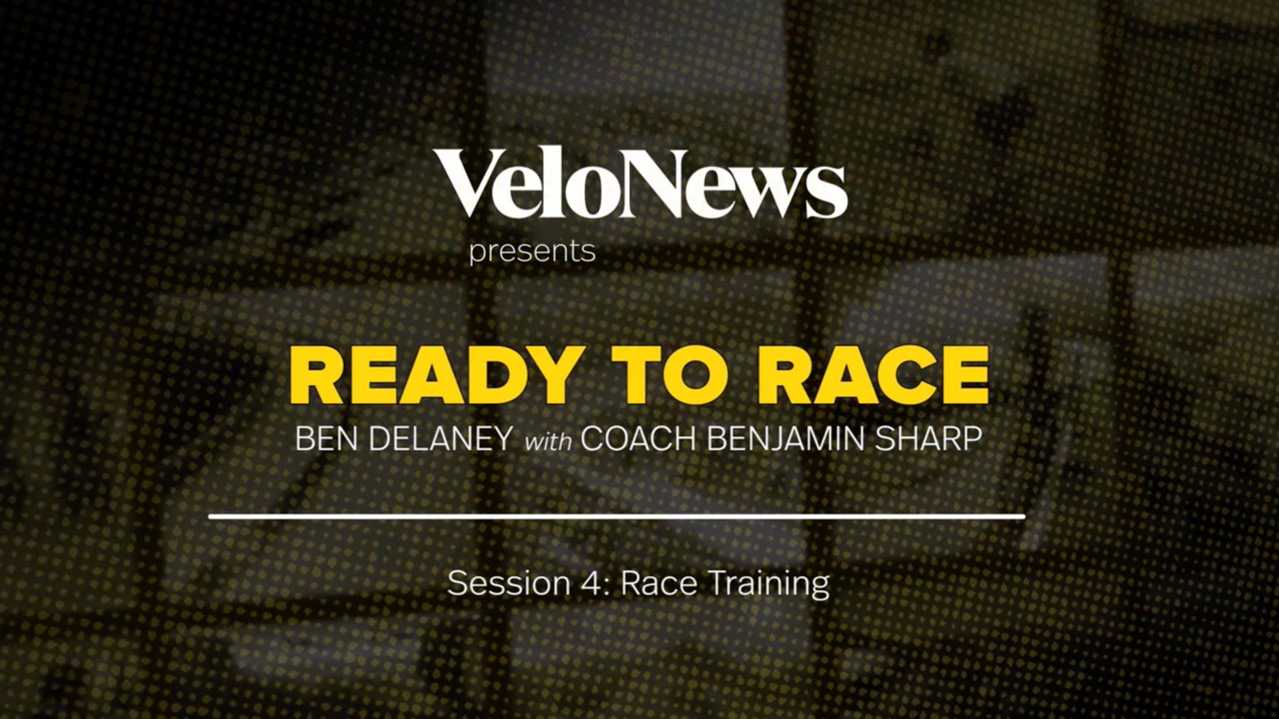 Ready To Race, ep. 4: Race training explained by Olympic gold medalist ...
