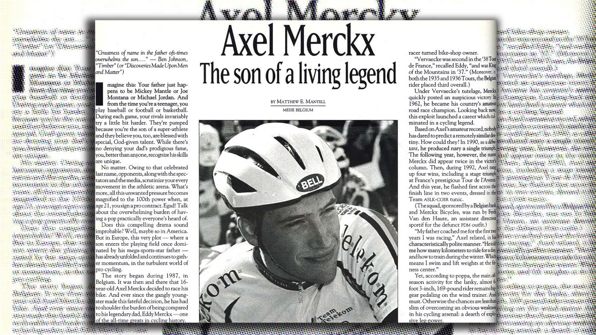 VN Archives: Axel Merckx - The son of a living legend - Velo