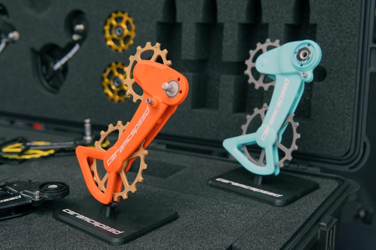 CeramicSpeed's new OSPW X derailleur cage matches your fork – Sea Otter ...