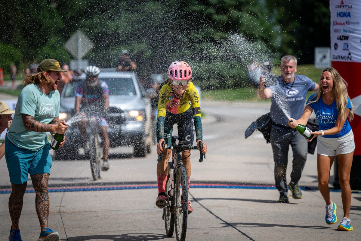 Lauren Stephens and John Borstelmann are the 2023 Gravel Worlds ...