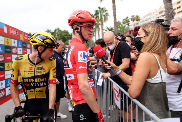 Champagne toasts, media storm: Here's everything Sepp Kuss did in his ...