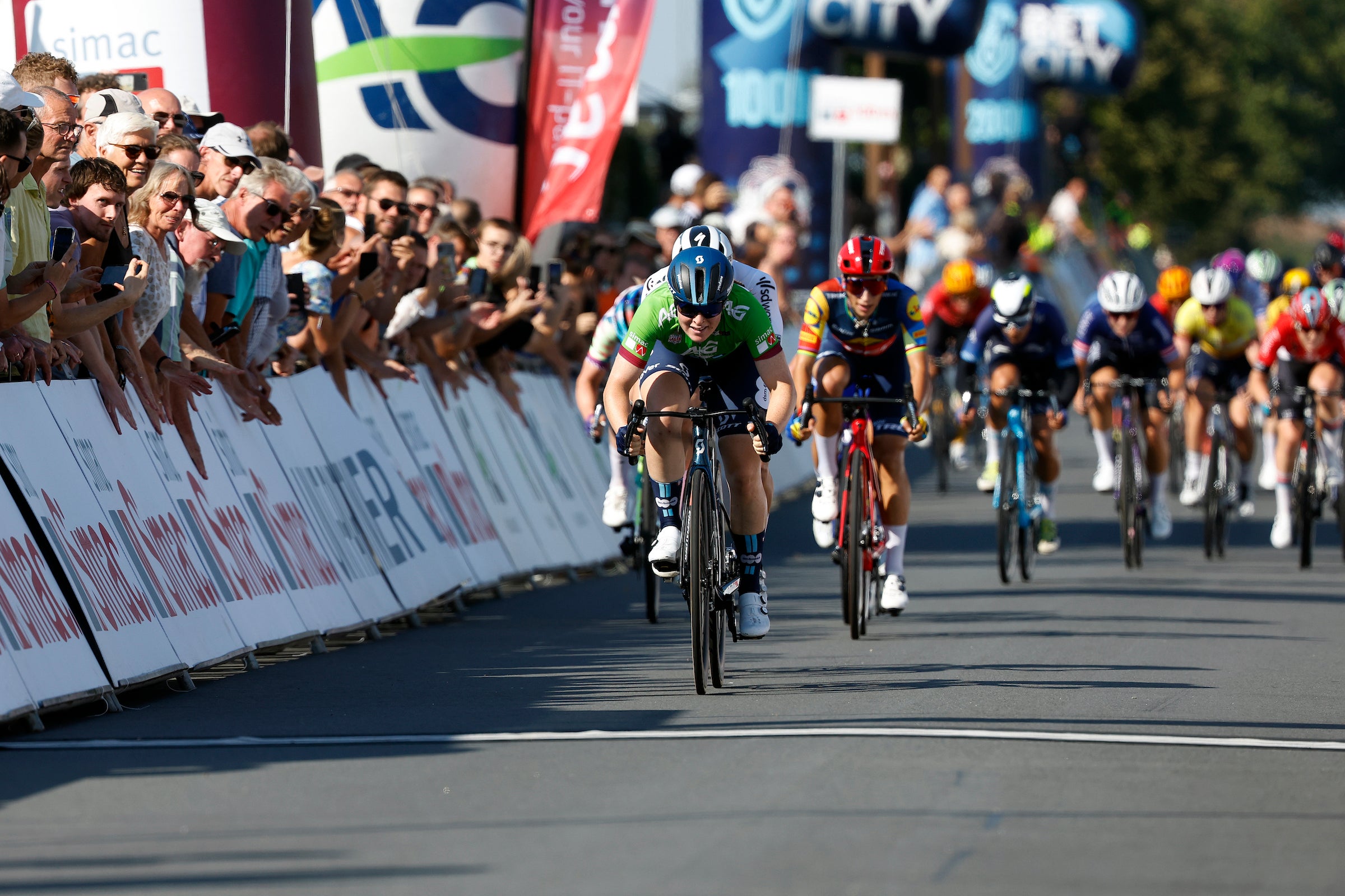 Cycling Race Finish Line
