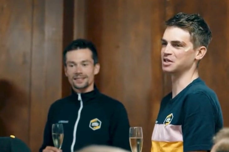 Champagne toasts, media storm: Here's everything Sepp Kuss did in his ...