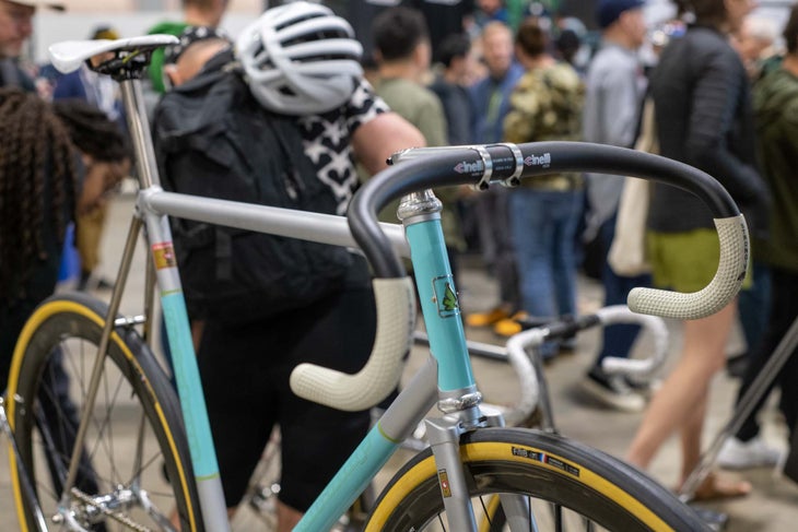 Bishop's Stunning, Geometry Pushing Track Bikes: Philly Bike Expo - Velo