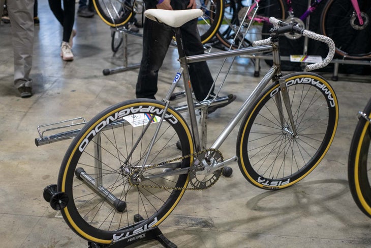Bishop's Stunning, Geometry Pushing Track Bikes: Philly Bike Expo - Velo