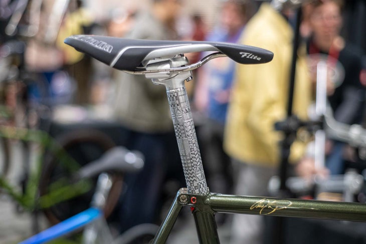 Bishop's Stunning, Geometry Pushing Track Bikes: Philly Bike Expo - Velo