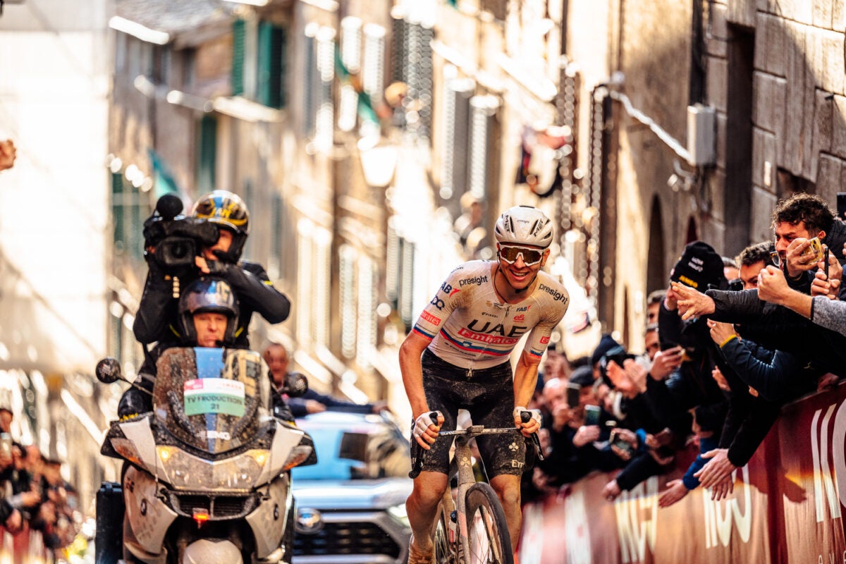 Tadej Pogačar Stuns Strade Bianche with 80km Solo