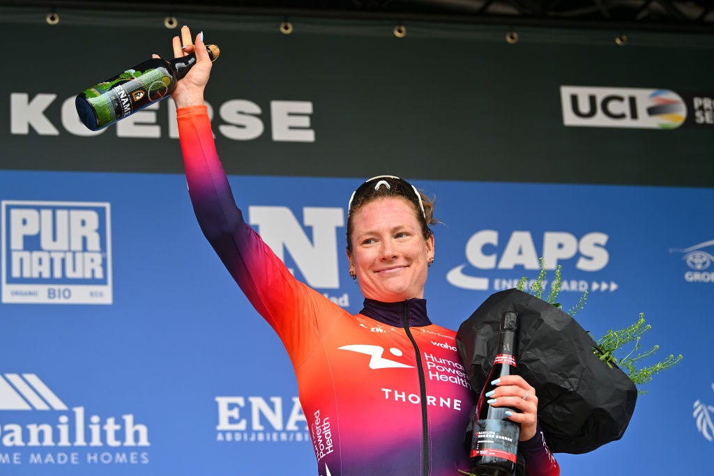 Lily Williams Kicks to First European Podium, Alberto Bettiol Soloes ...