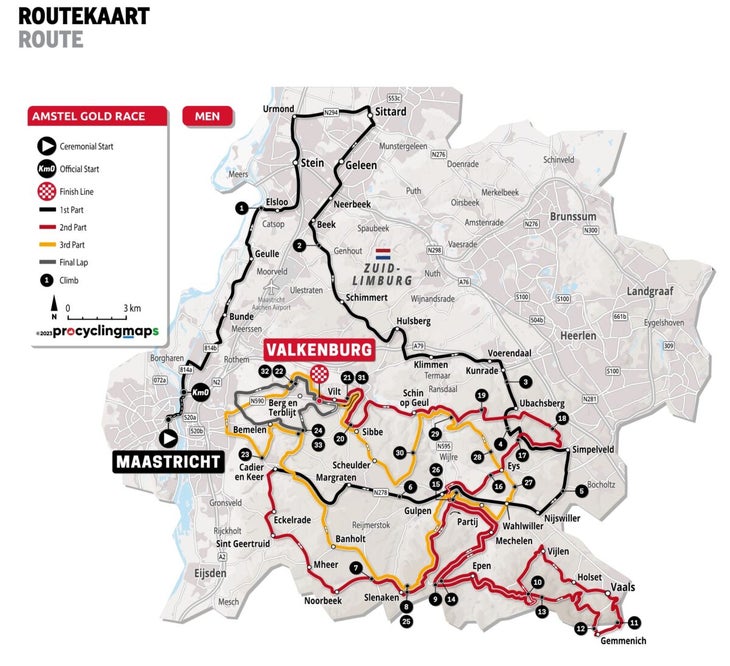 Amstel Gold Race Essentials: Favorites, Maps, Profiles, Start Lists and ...