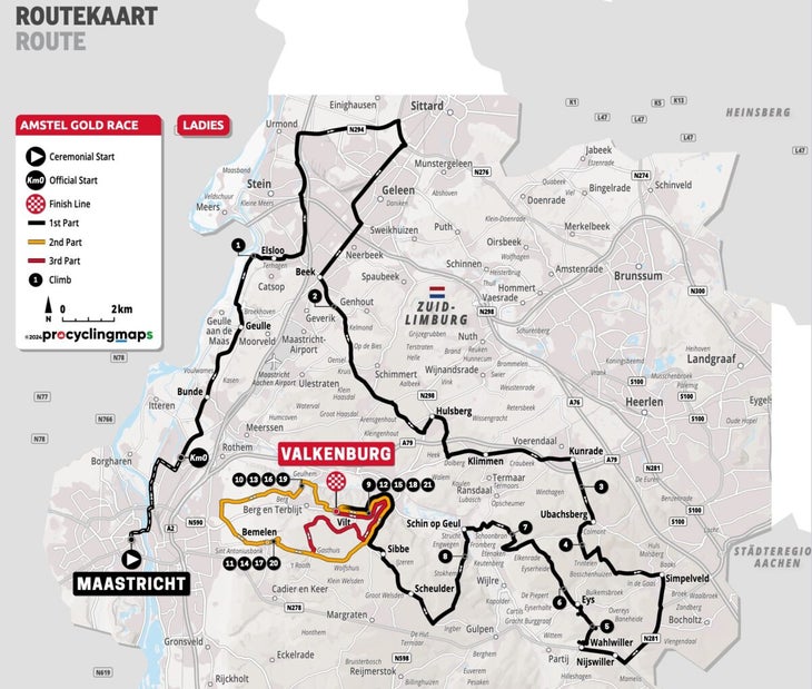 Amstel Gold Race Essentials: Favorites, Maps, Profiles, Start Lists and ...