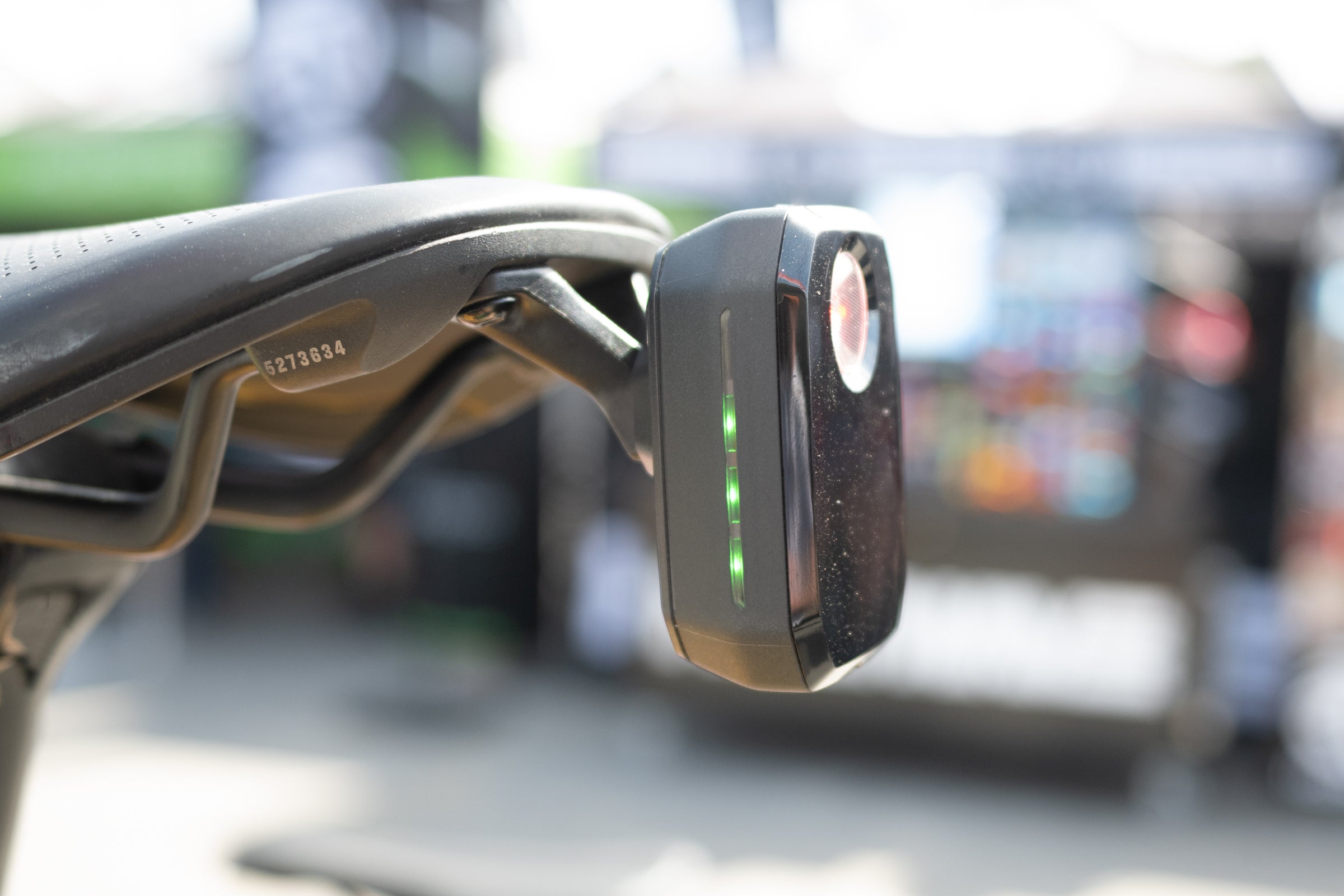 Trek CarBack Radar Rear Bike Light at the Sea Otter Classic