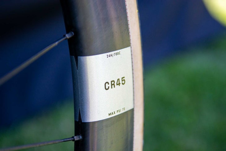 Leaked Forge+Bond Road CR45 Wheelset Spotted at Sea Otter