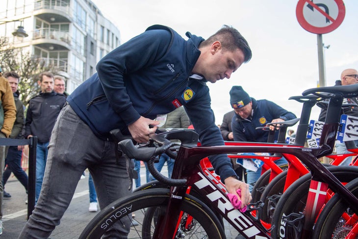 Pro Bike Gallery: Mads Pedersen's Spring Classics Trek Madone