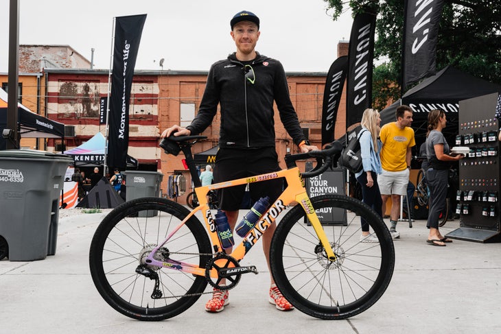 Unbound Bike Check: Rob Britton's Custom-Painted Factor Ostro Gravel - Velo