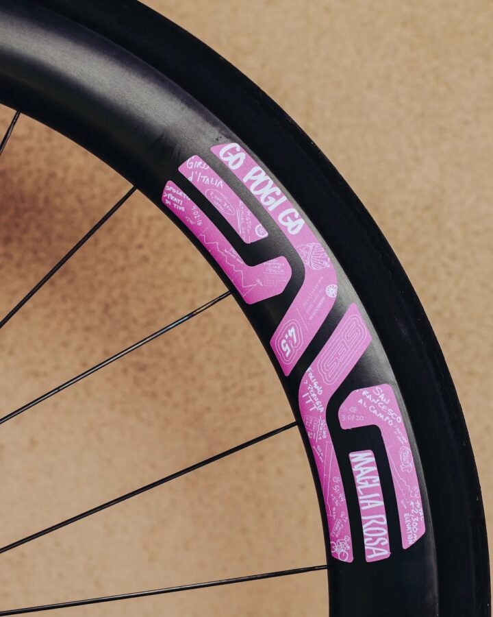 The Tadej Pogačar Giro d'Italia Pink Colnago
