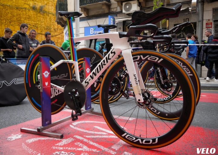World Champion Remco Evenepoel's Time Trial Bike - Velo