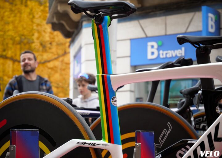 World Champion Remco Evenepoel's Time Trial Bike - Velo