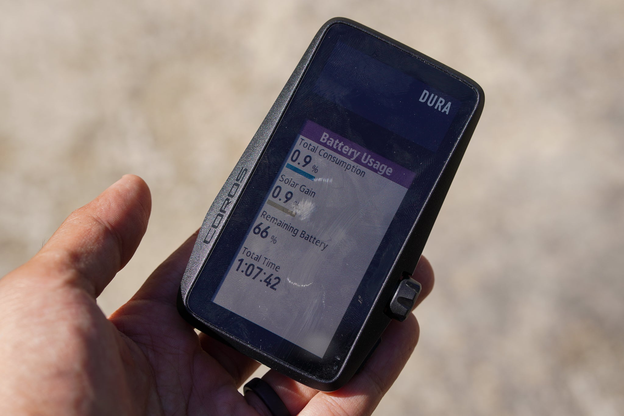 The New Coros Dura Bike Computer Promises 100+ Hour Battery Life - Velo