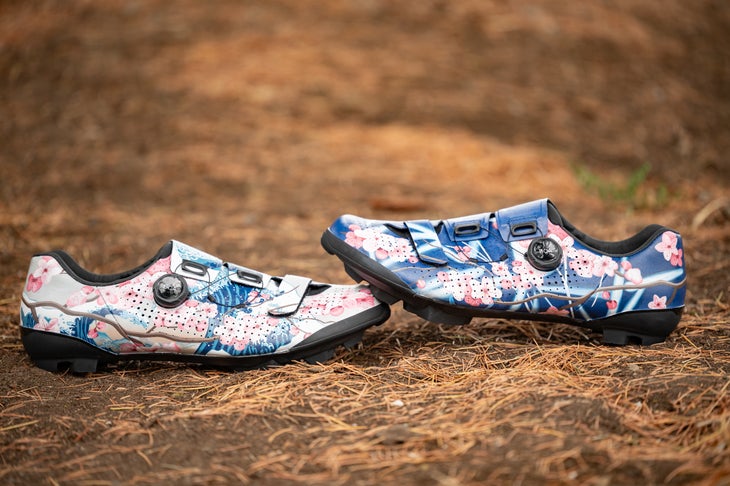 Custom Painted Shimano Cycling Shoes