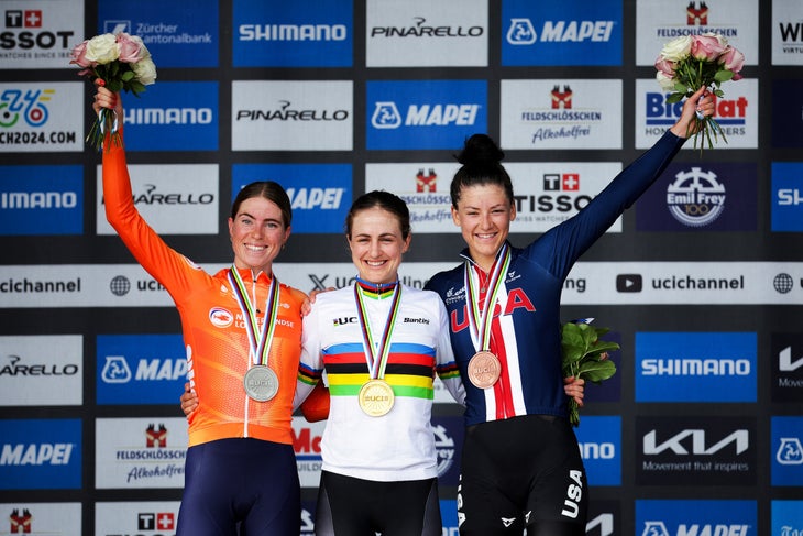 Grace Brown Scoops Unprecedented Worlds/Olympic TT Double
