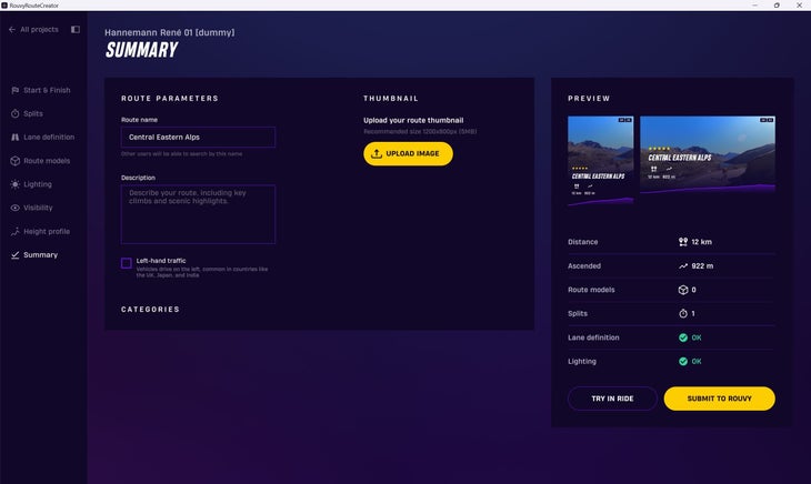 Rouvy Route Creator Lets You Ride Your Favorite Routes Indoors - Velo