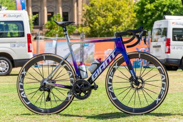 Luke Plapp Has a New Cadex Aero Tire at the Tour Down Under - Velo
