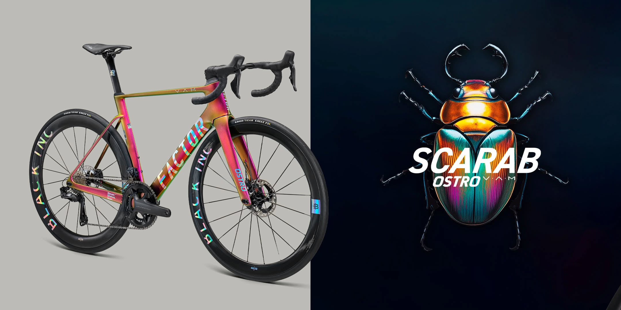 Factor Bikes Sparks Controversy with Scarab-Themed Road Bike