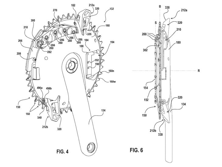 SRAM Patent for Chainring-Integrated AXS Front Derailleur Hints at ...