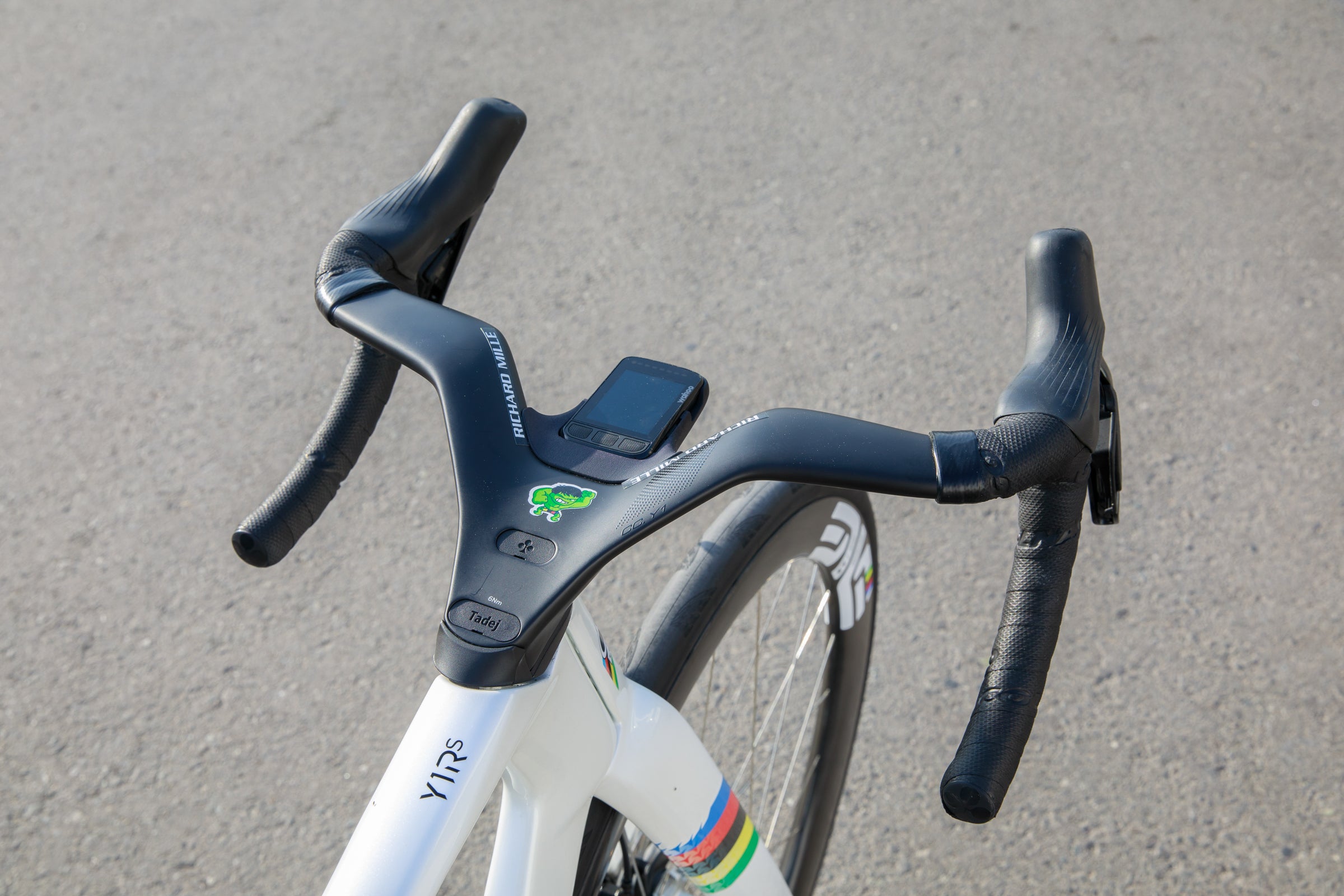 Colnago Y1Rs With Rainbow Stripes Debuts Under Tadej Pogačar - Velo