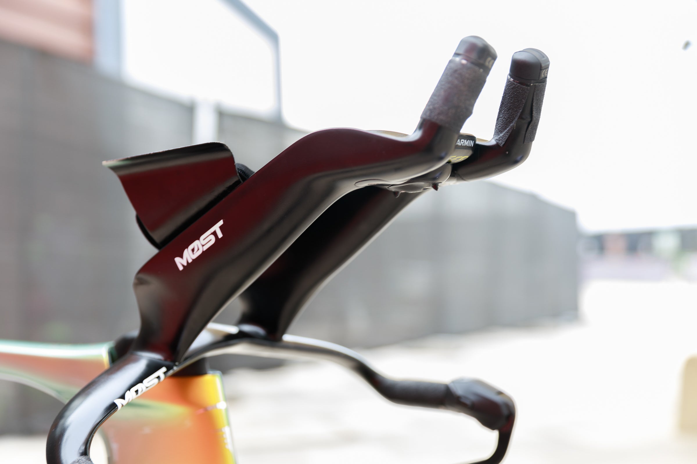 Check out the monster chainring on Josh Tarling's Pinarello TT bike