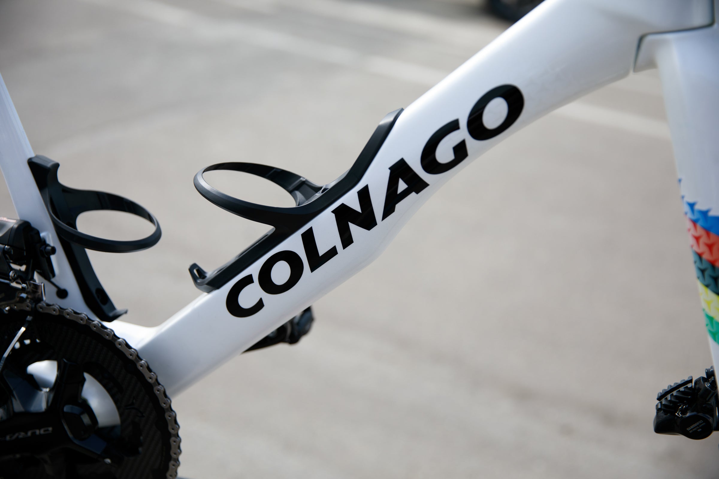 Colnago Y1Rs With Rainbow Stripes Debuts Under Tadej Pogačar - Velo