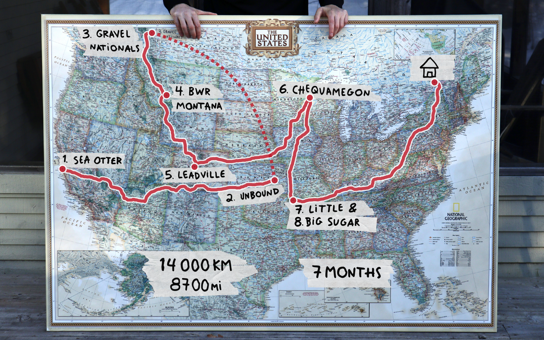 Alexis Cartier's Epic Ride Plan: 6 Gravel Races and 8700 Miles Between ...