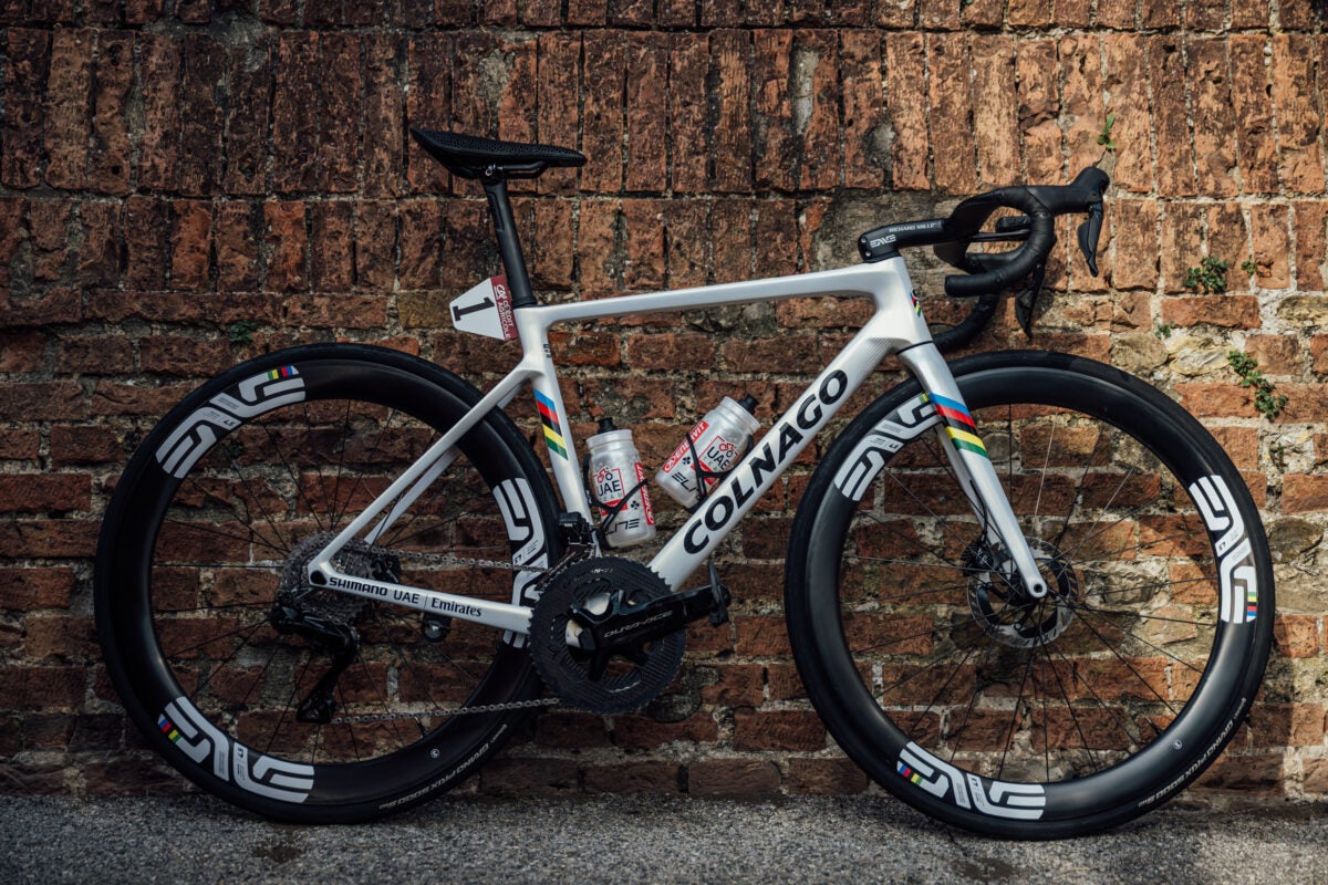 Bike Check: Tadej Pogačar's Winning Colnago V4RS at Strade Bianche 2025 - Velo