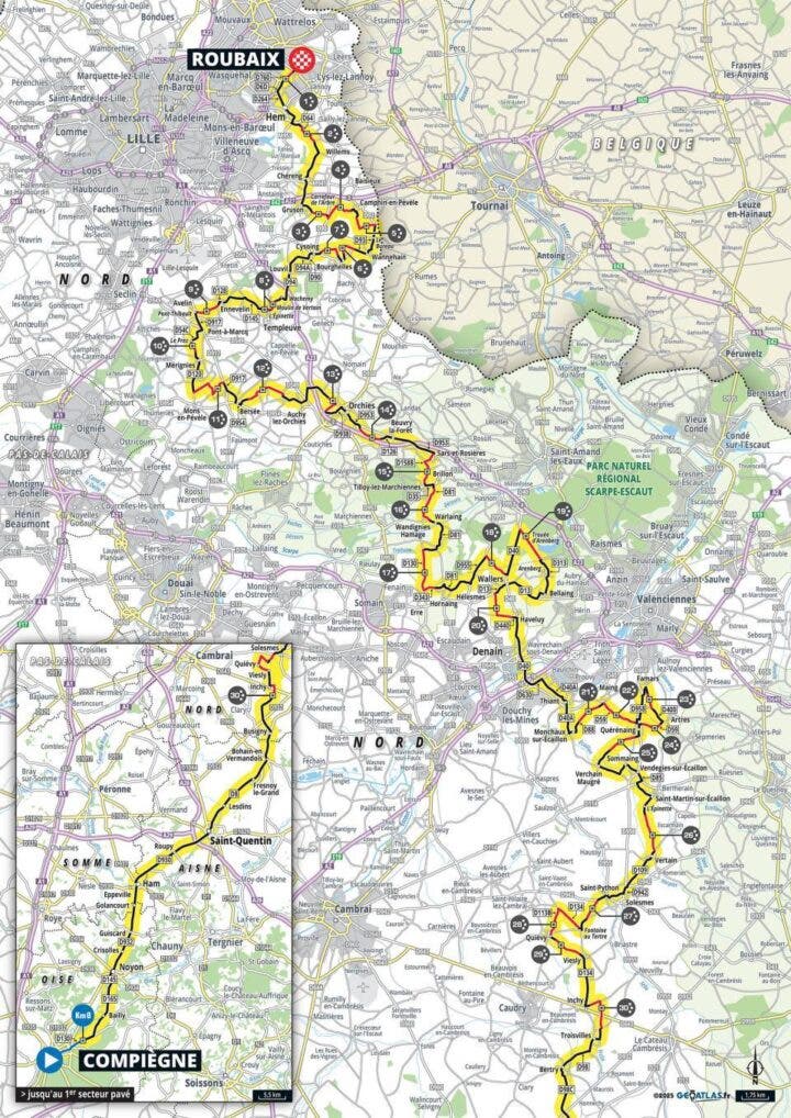Paris-Roubaix: Maps, Time Tables, Cobblestone Ratings, Favorites