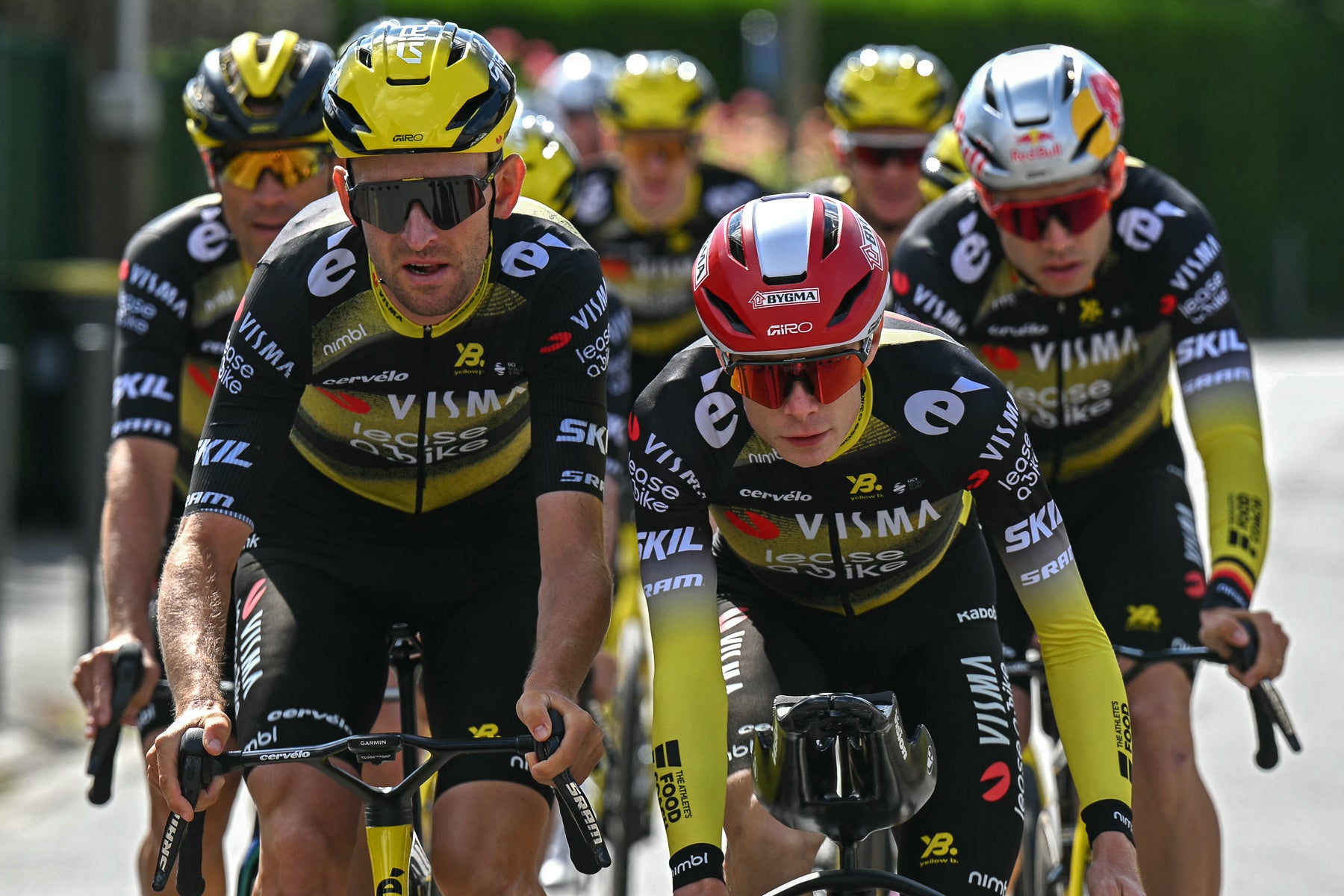 Spotted: We Have the Details on Visma-Lease a Bike's New Giro Aero ...